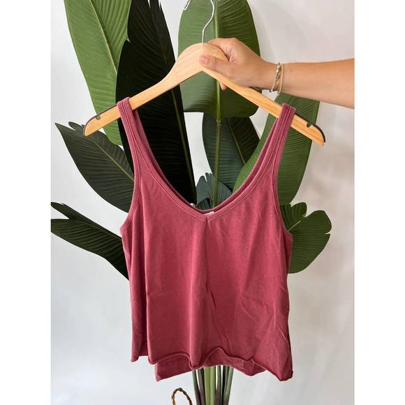 LAmade | Tops | New Lamade Fountain Cami In Maroon | Poshmark